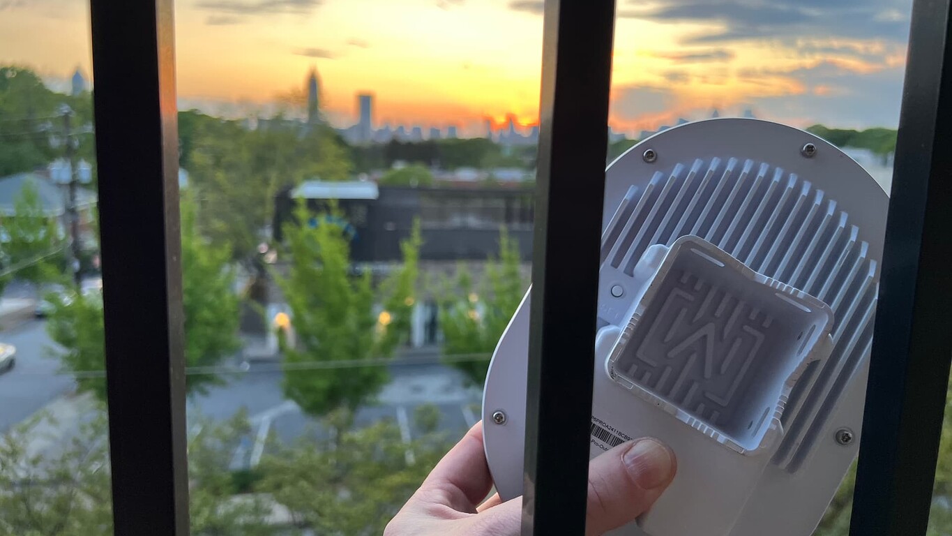 Outdoor AP6-Pro Outdoor Installed in Atlanta - Stories - Alta Labs