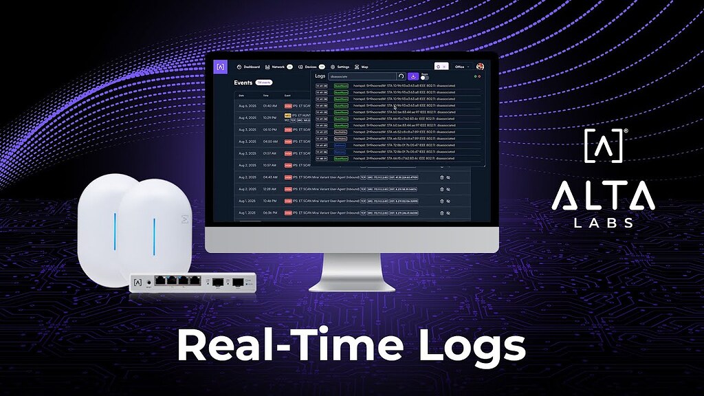 Real Time Logging - General - Alta Labs