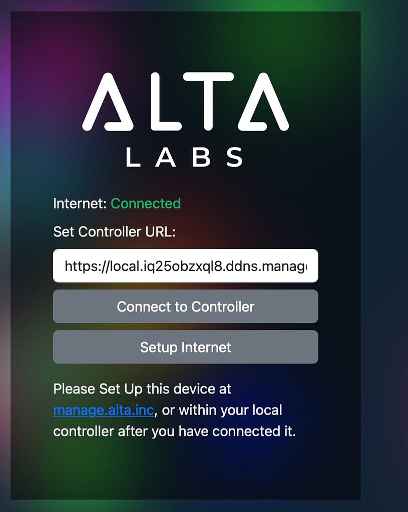 Unable to Connect AltaRoute10 to Docker-Based Controller - Need Help! - Routers - Alta Labs